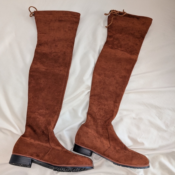 Kaitlyn Pan | Shoes | Kaitlyn Pan Paisley Slim Fit Over The Knee Flat ...